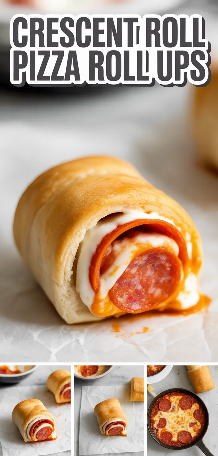Crescent Roll Pizza Roll Ups Recipe - europeandish.com