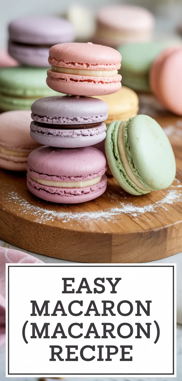 Easy Macaroon (Macaron) Recipe - europeandish.com