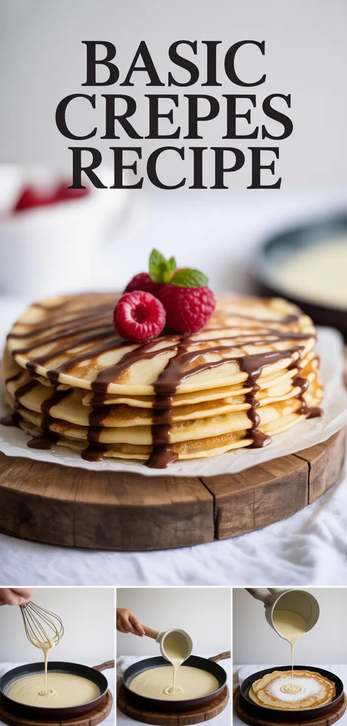 Basic Crepes Recipe - europeandish.com