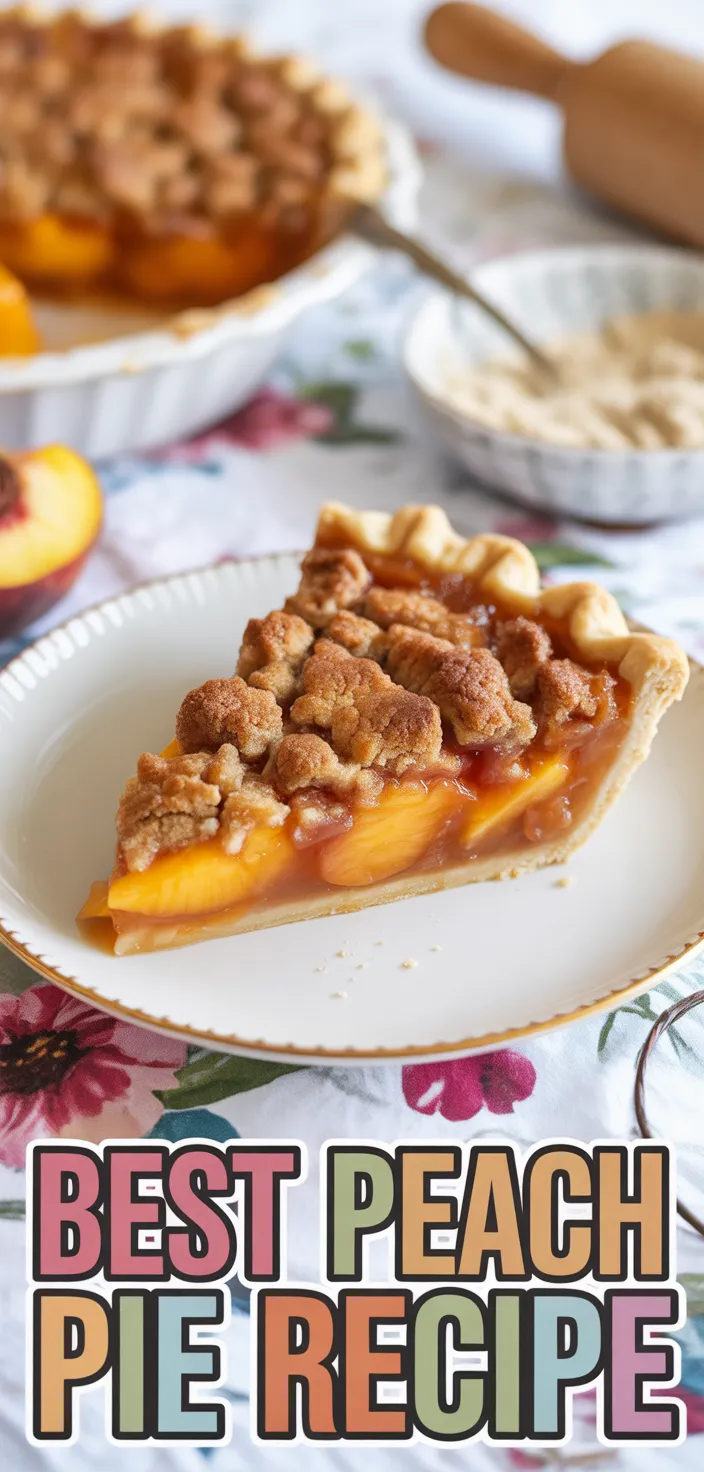 Best Peach Pie Recipe - europeandish.com
