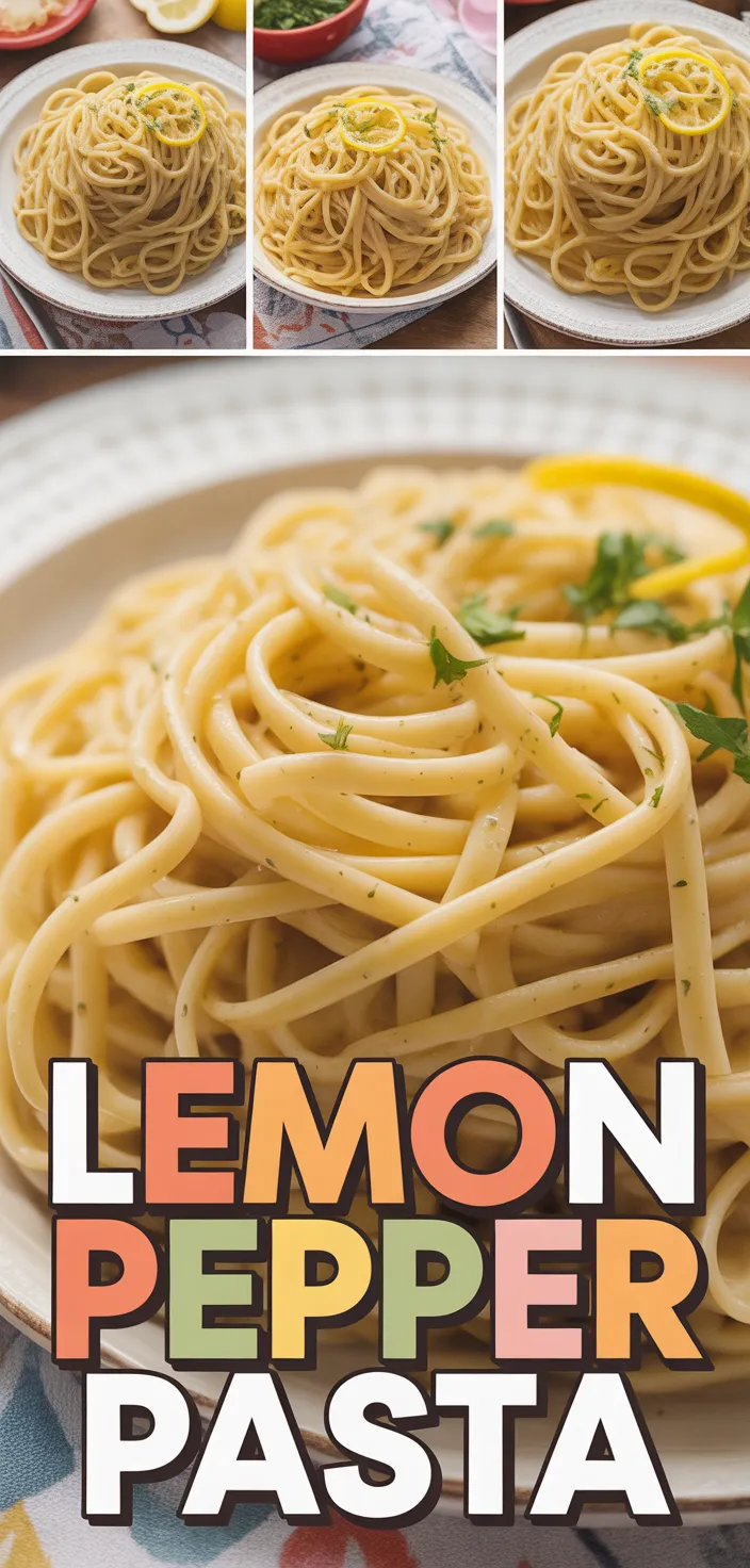 Lemon Pepper Pasta Recipe - europeandish.com