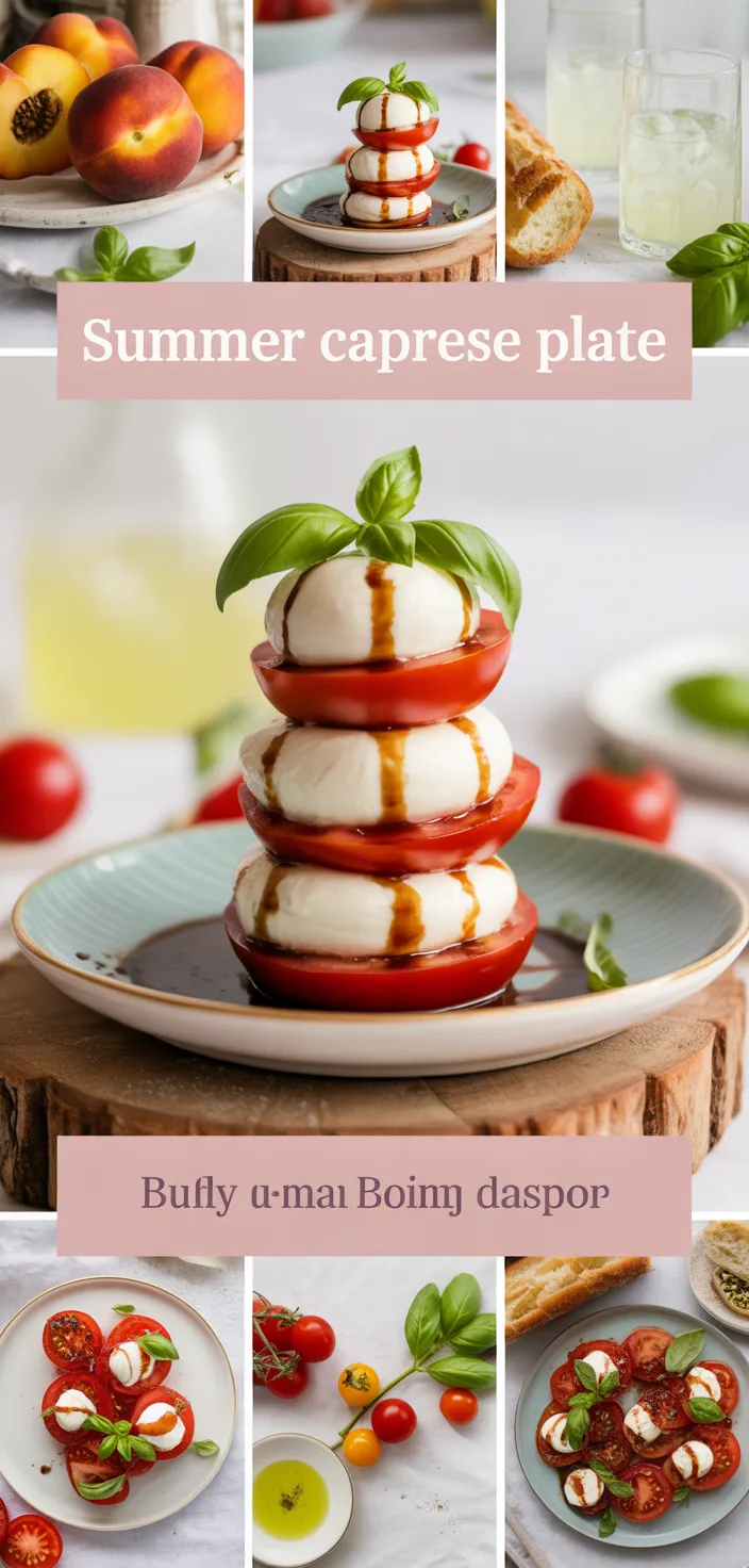 CAPRESE TOWERS~ SUMMER ON A PLATE Recipe - europeandish.com