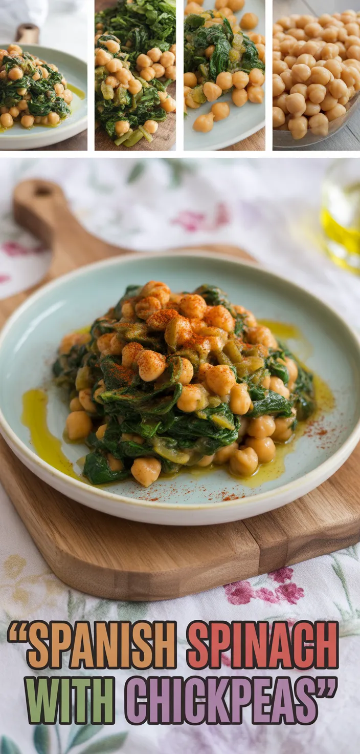 Spanish Spinach With Chickpeas Recipe - europeandish.com